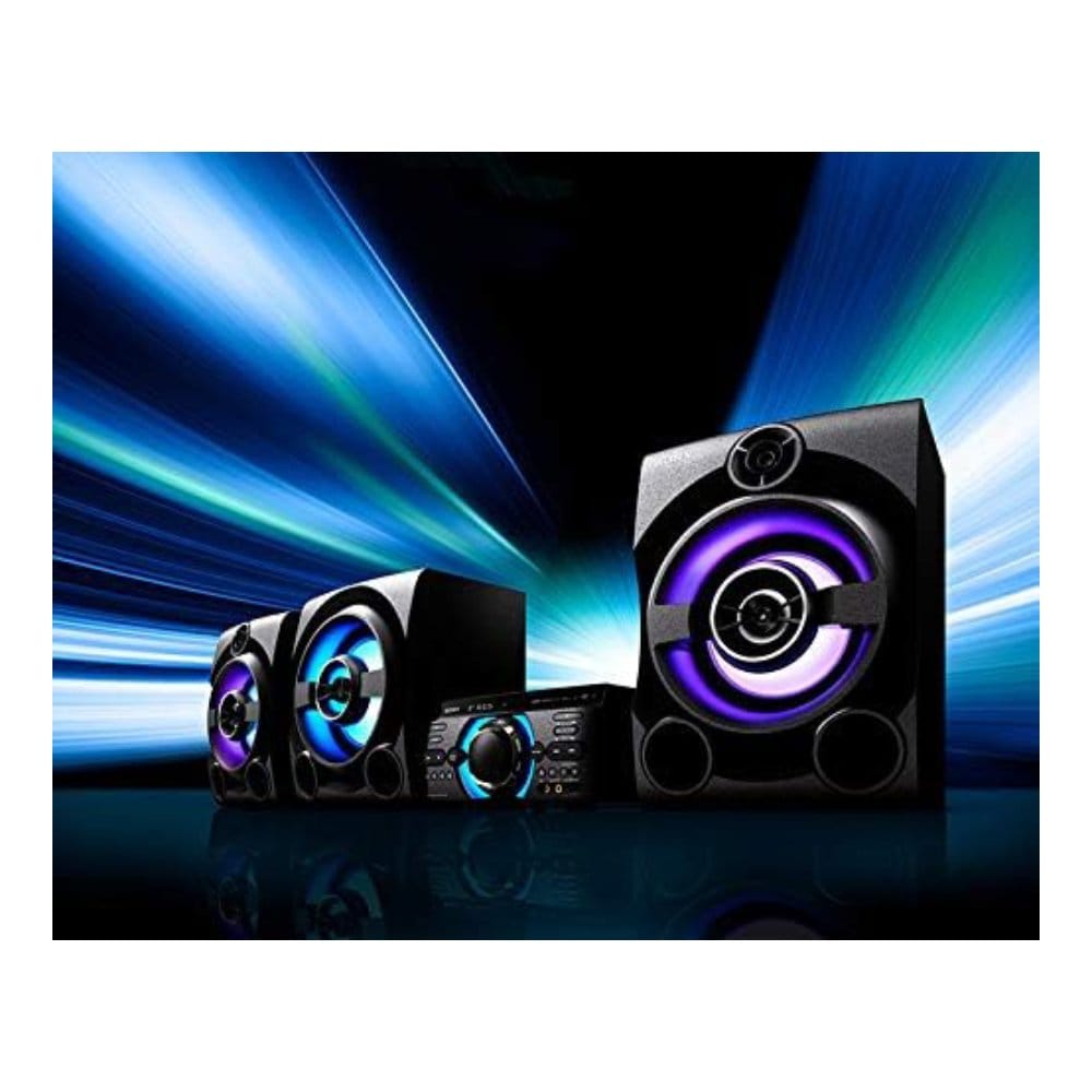 Parlante Sony MHC-M80D Sistema de Sonido 2.1 Canales con Luces LED ...